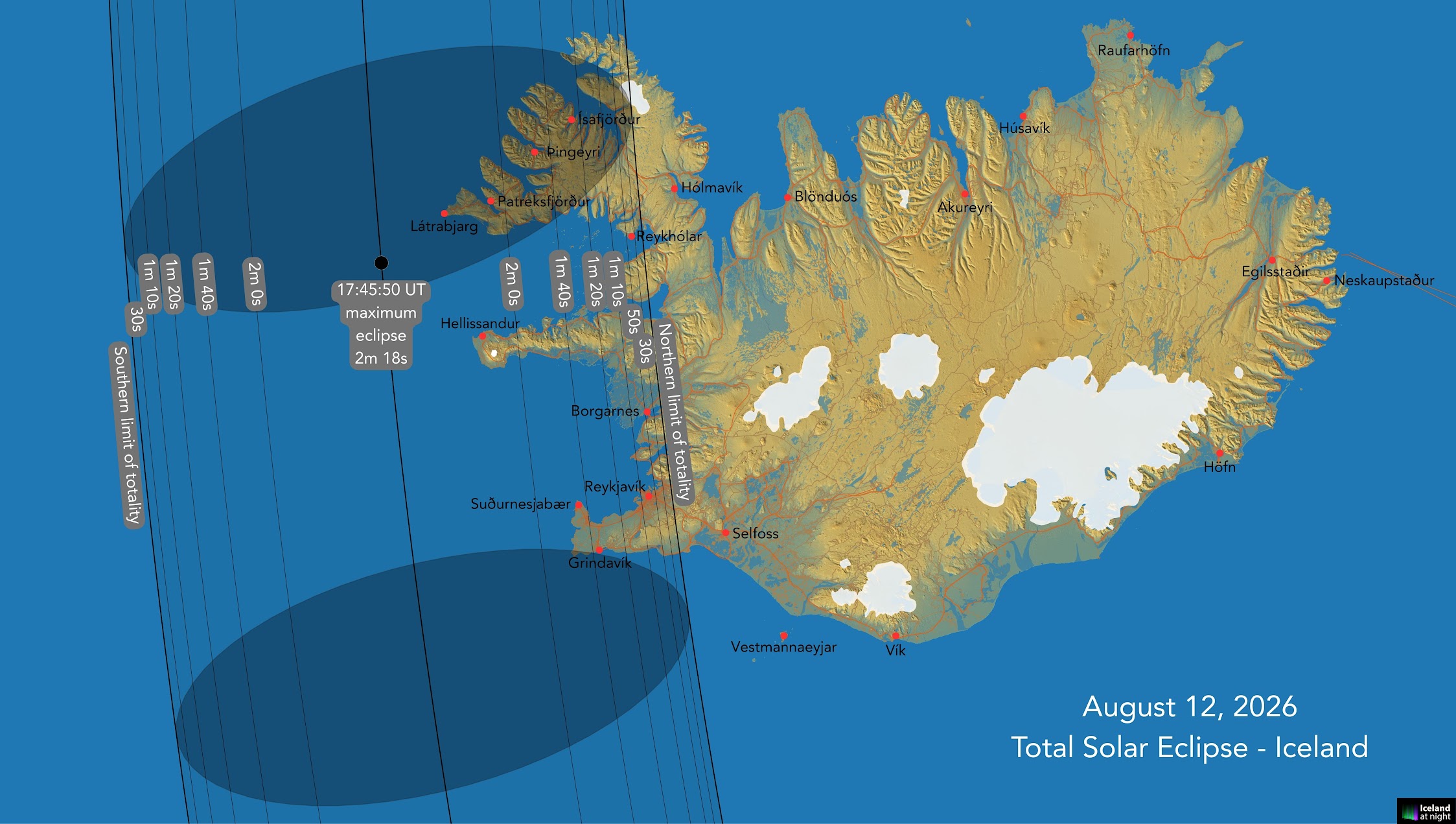 Total Solar Eclipse in Iceland 2026 – When and Where to Watch | Visit ...